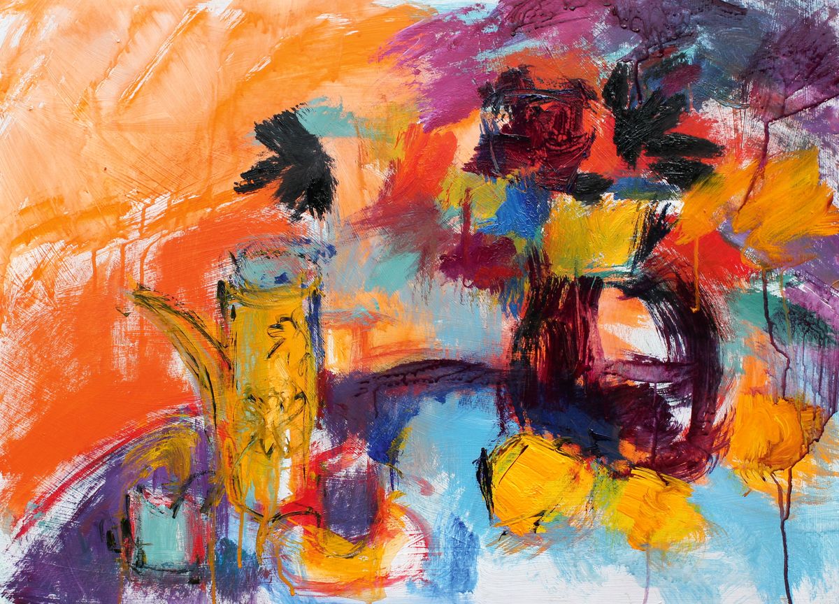 Paint an expressive still life in acrylics | Creative Bloq