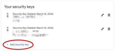 How to add a security key to your Google account without activating ...