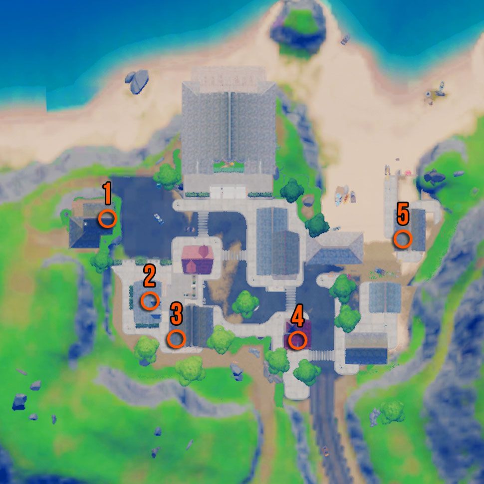 Fortnite Cookbooks locations in Pleasant Park and Craggy Cliffs ...