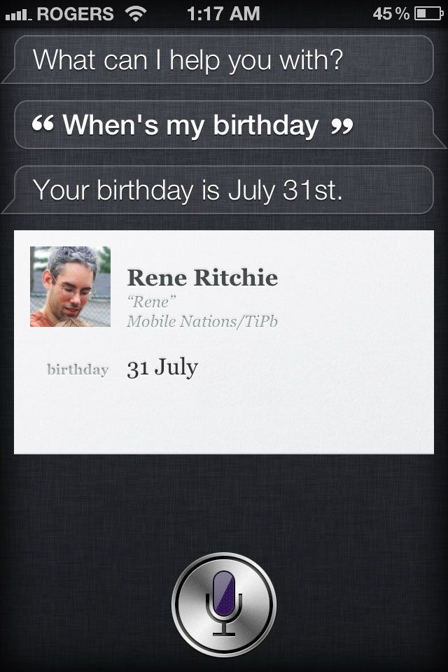 Daily Tip: How to quickly access birthdays with Siri | iMore