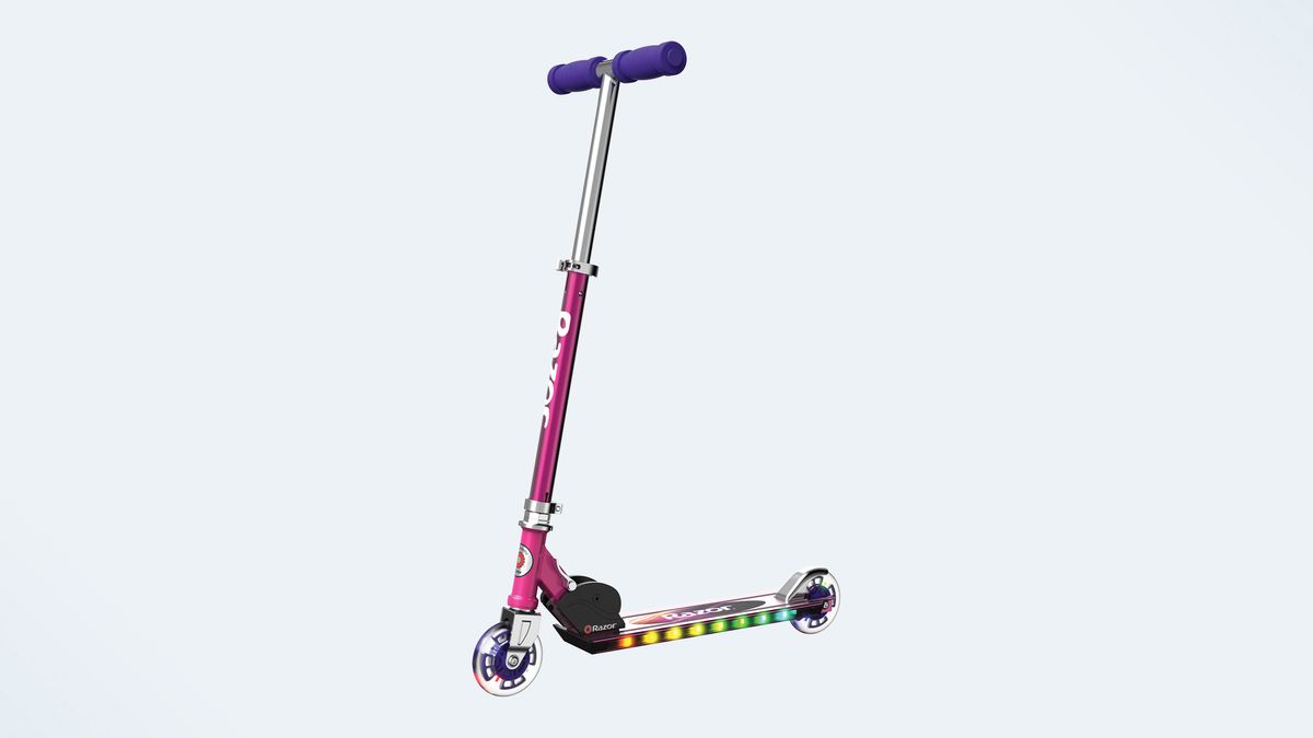 This new Razor electric scooter has built-in LEDs and a Bluetooth ...