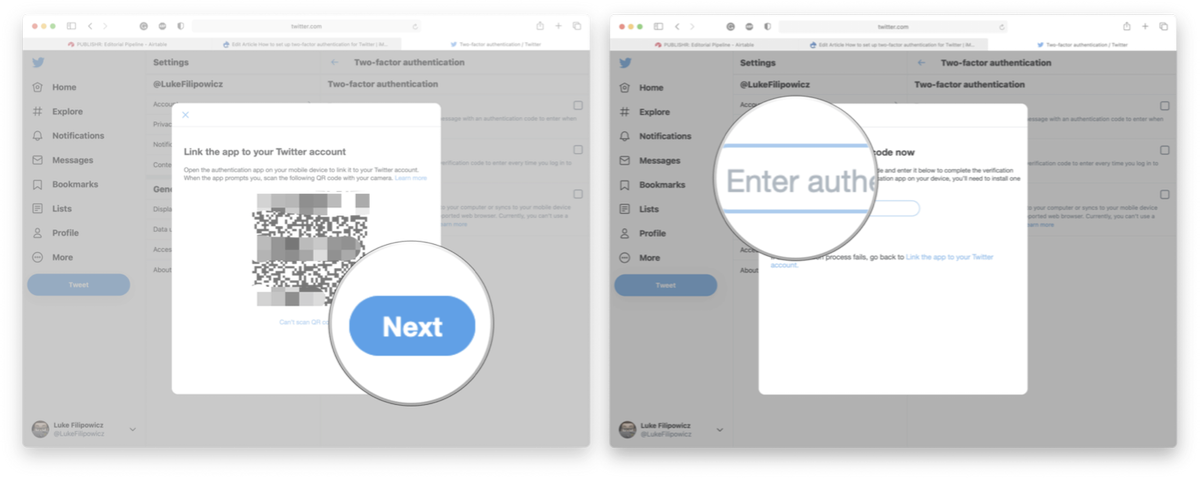 How to set up two-factor authentication for Twitter | iMore