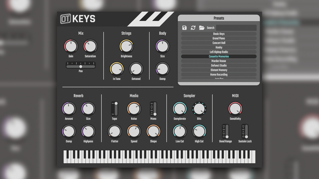 Punk Labs' OneTrick Keys is a lo-fi keys plugin based on a "vintage ...
