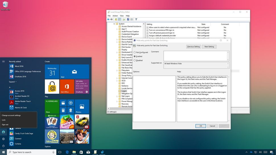 How to disable Windows 10's 'Fast User Switching' feature | Windows Central