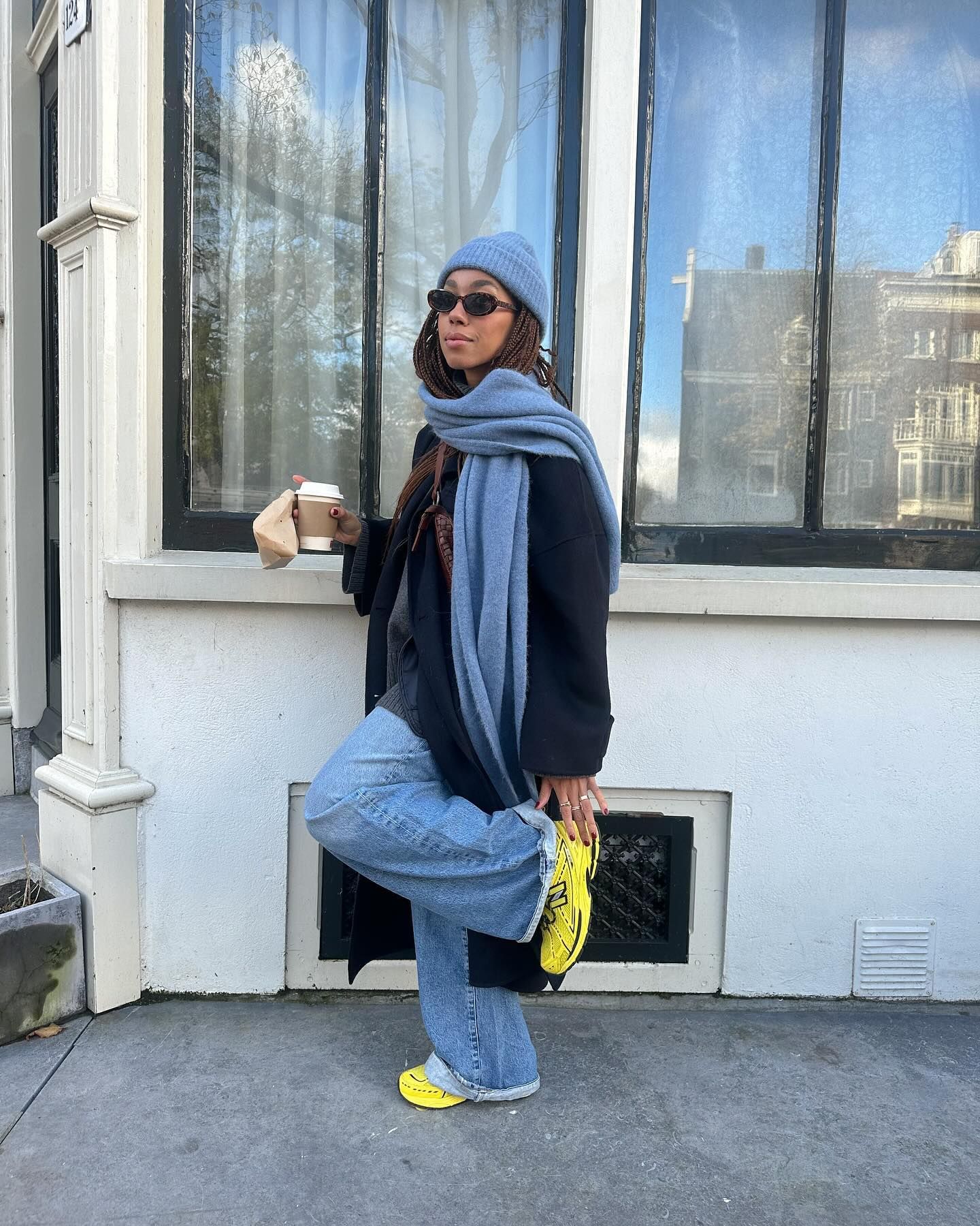 6 Winter Trainer Outfits For Casual Cold-Weather Days | Who What Wear