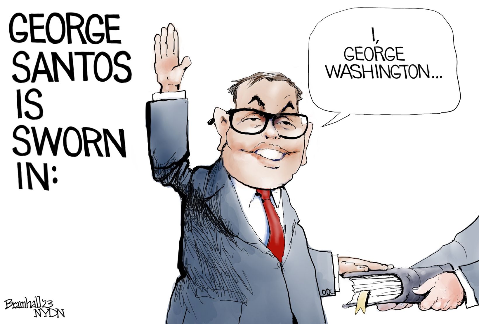 7 scathingly funny cartoons about George Santos' lies | The Week