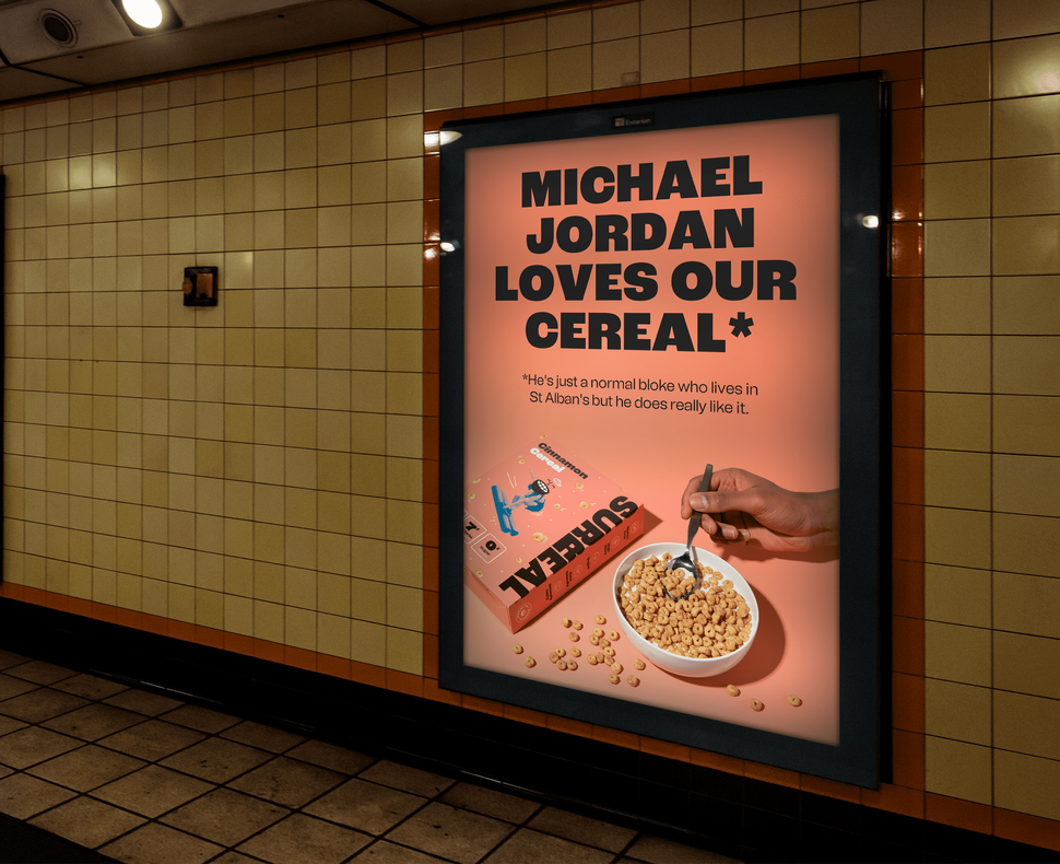 Cereal brand's hilarious celebrity billboards go viral | Creative Bloq