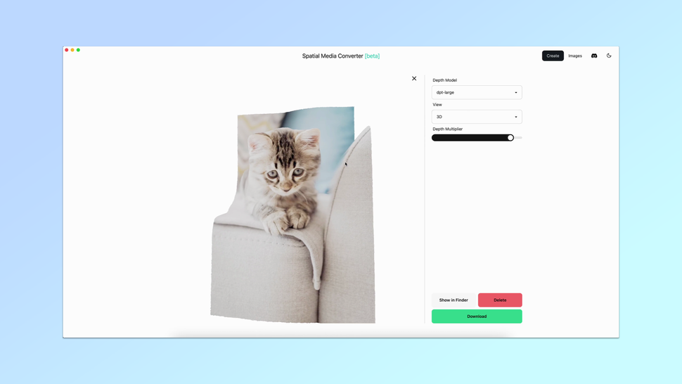 Apple Vision Pro — this new free app turns any image into a 3D spatial ...