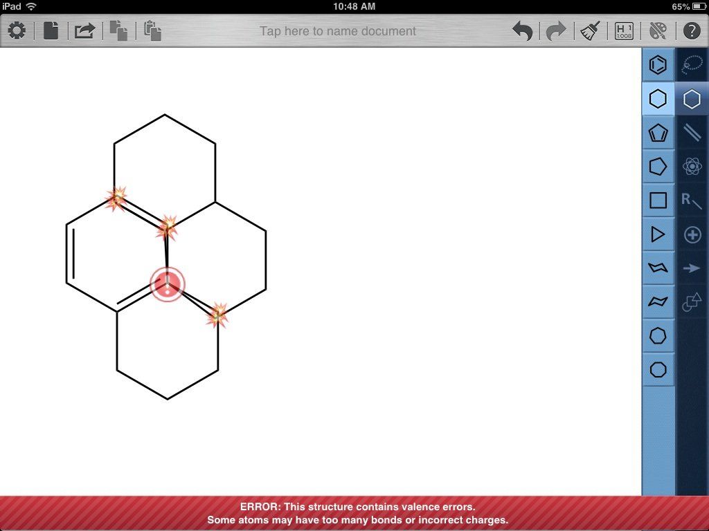 ChemDraw for iPad review: Molecular structure creation, sharing, error ...