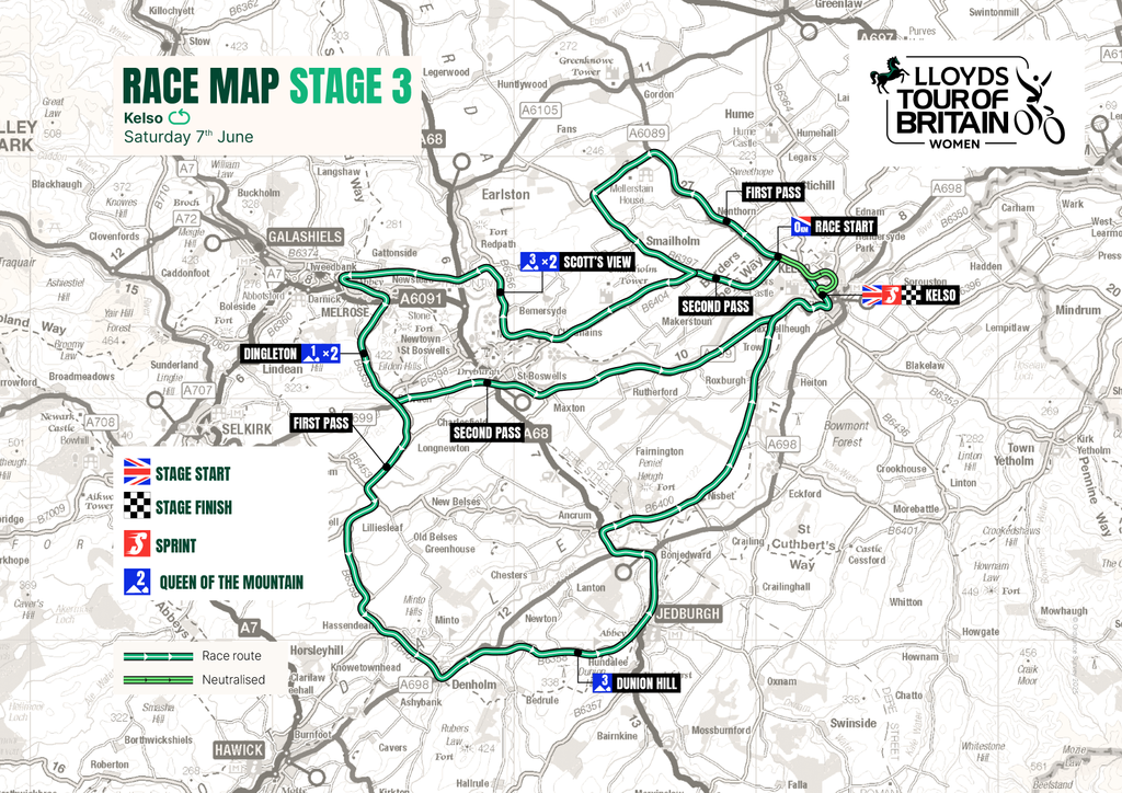 Tour of Britain Women 2025 route | Cyclingnews
