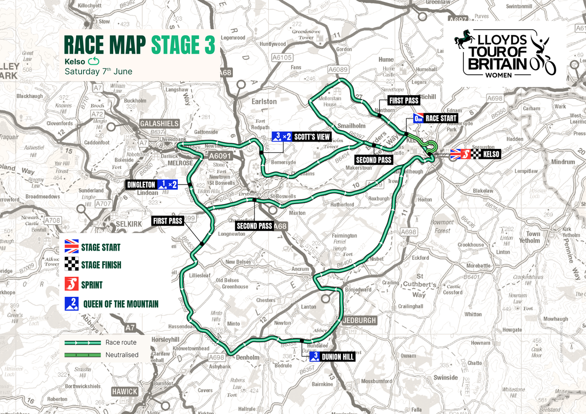 Tour of Britain Women 2025 route | Cyclingnews