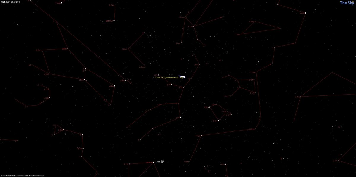 A comet approaching Earth could become brighter than the stars this ...