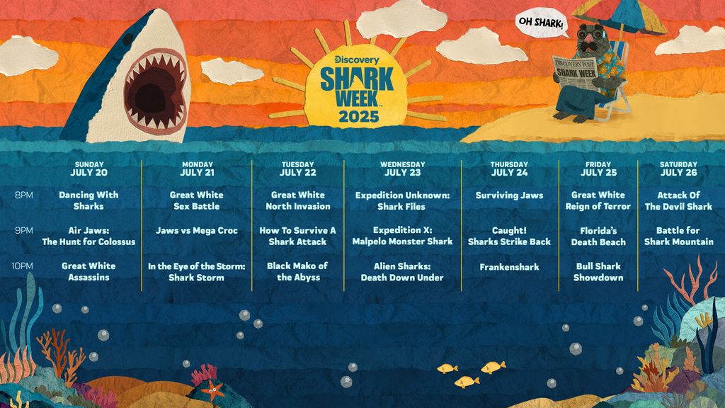 How to watch Shark Week 2025: Live TV & streaming schedule for Discovery special | Live Science
