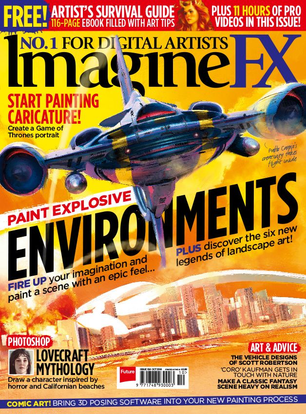 Create epic landscape art with the latest ImagineFX | Creative Bloq