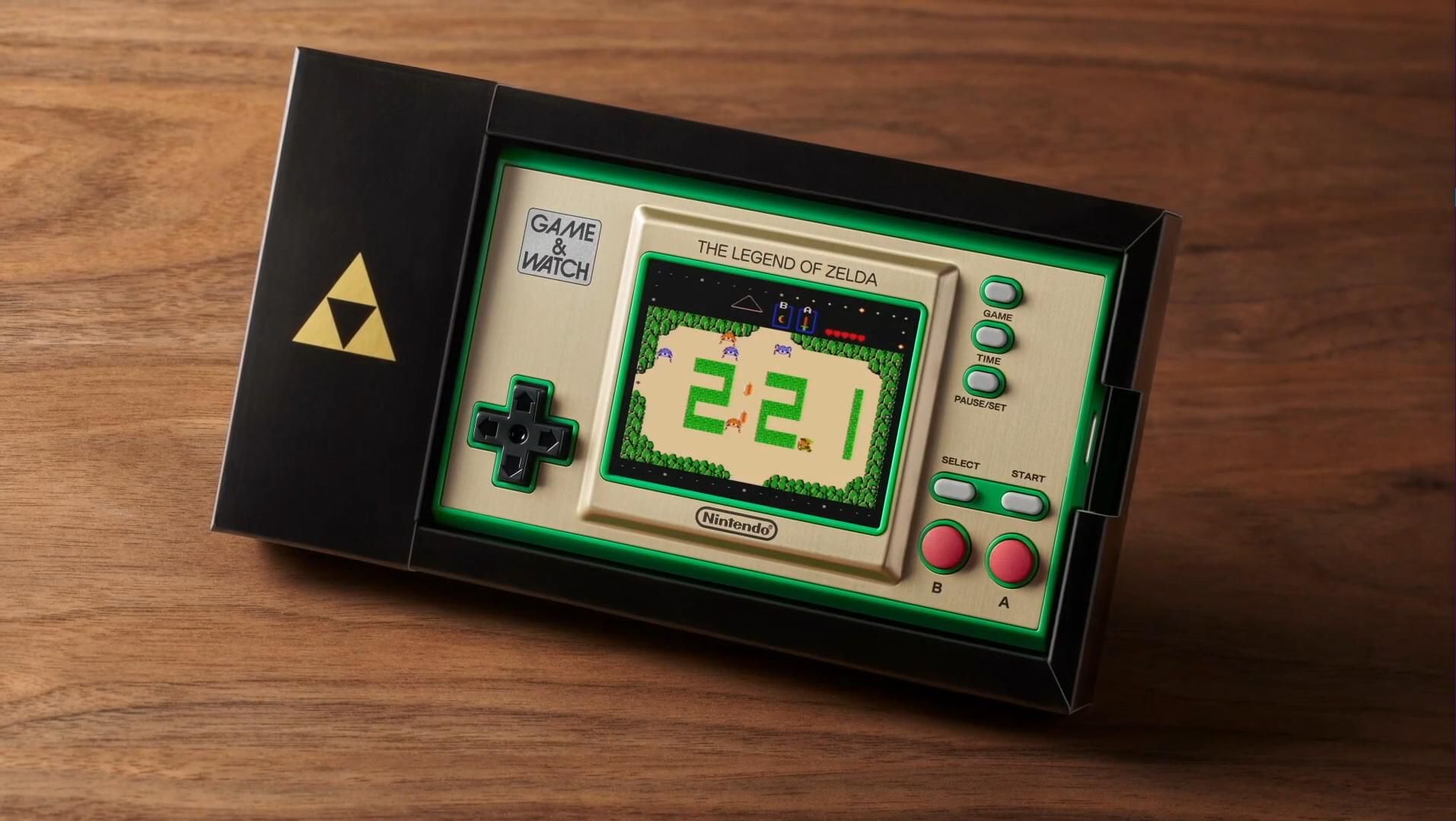 A new Game & Watch system will feature games from The Legend of Zelda ...