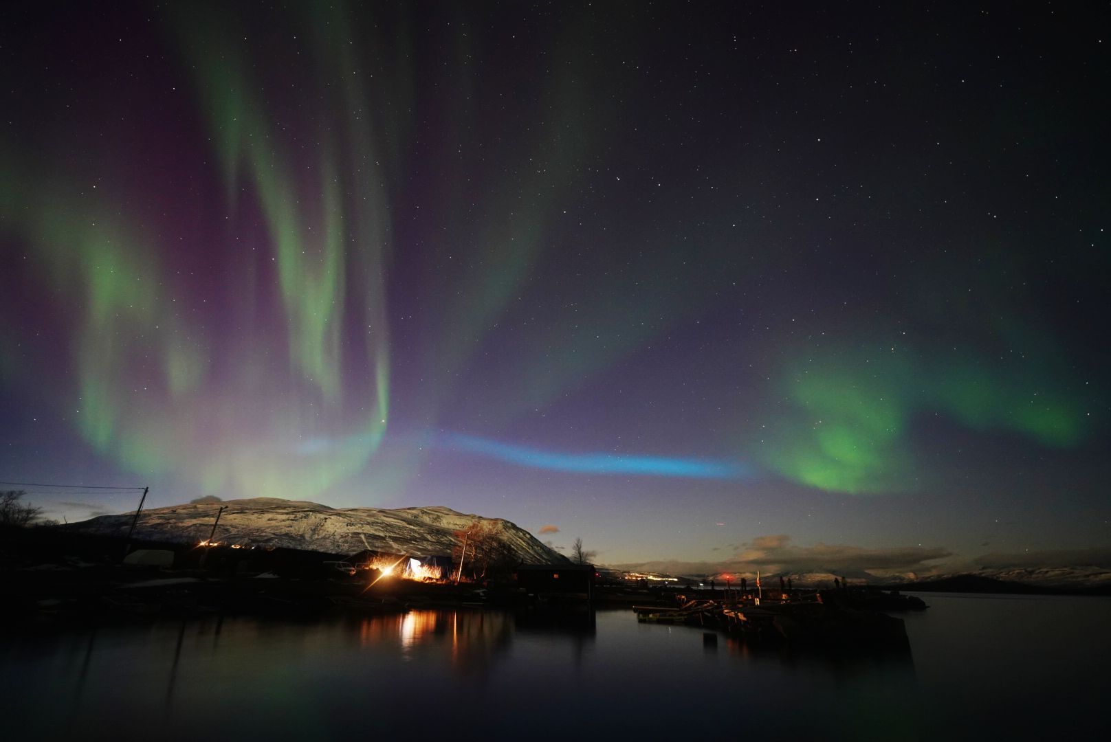 Mysterious blue 'aurora' over Lapland surprises skywatchers | Space