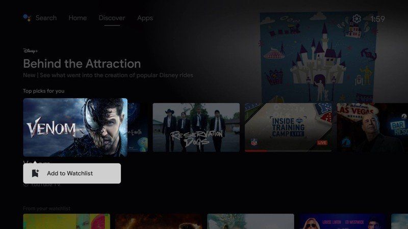 How to create and manage a watchlist on an Android TV device | Android ...