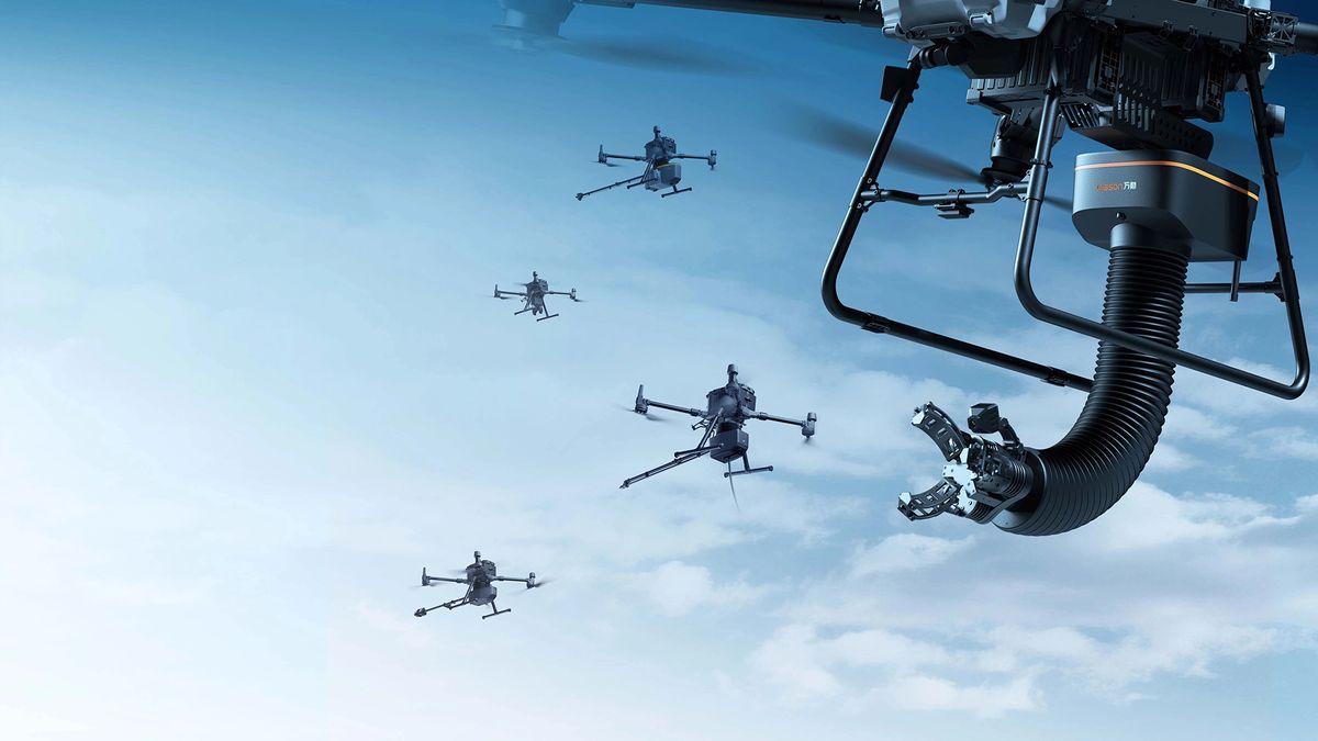 Massive drones with flexible robotic arms are here – amazing innovation ...