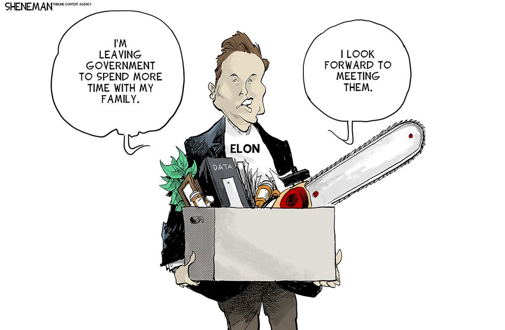 Elon Musk and Donald Trump star in 'Dumb and Dumber' | June 6 editorial cartoons | The Week