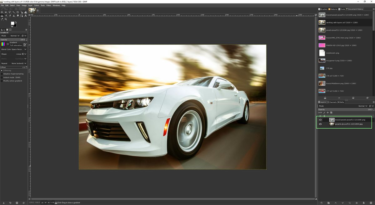 How to work with layers and filters in GIMP | Tom's Hardware