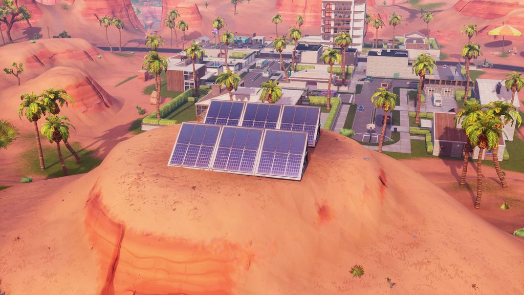Fortnite Solar Arrays - where to visit a solar array in the snow ...