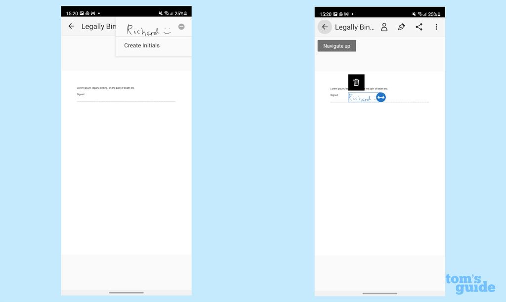 Here's how to sign documents on Android | Tom's Guide