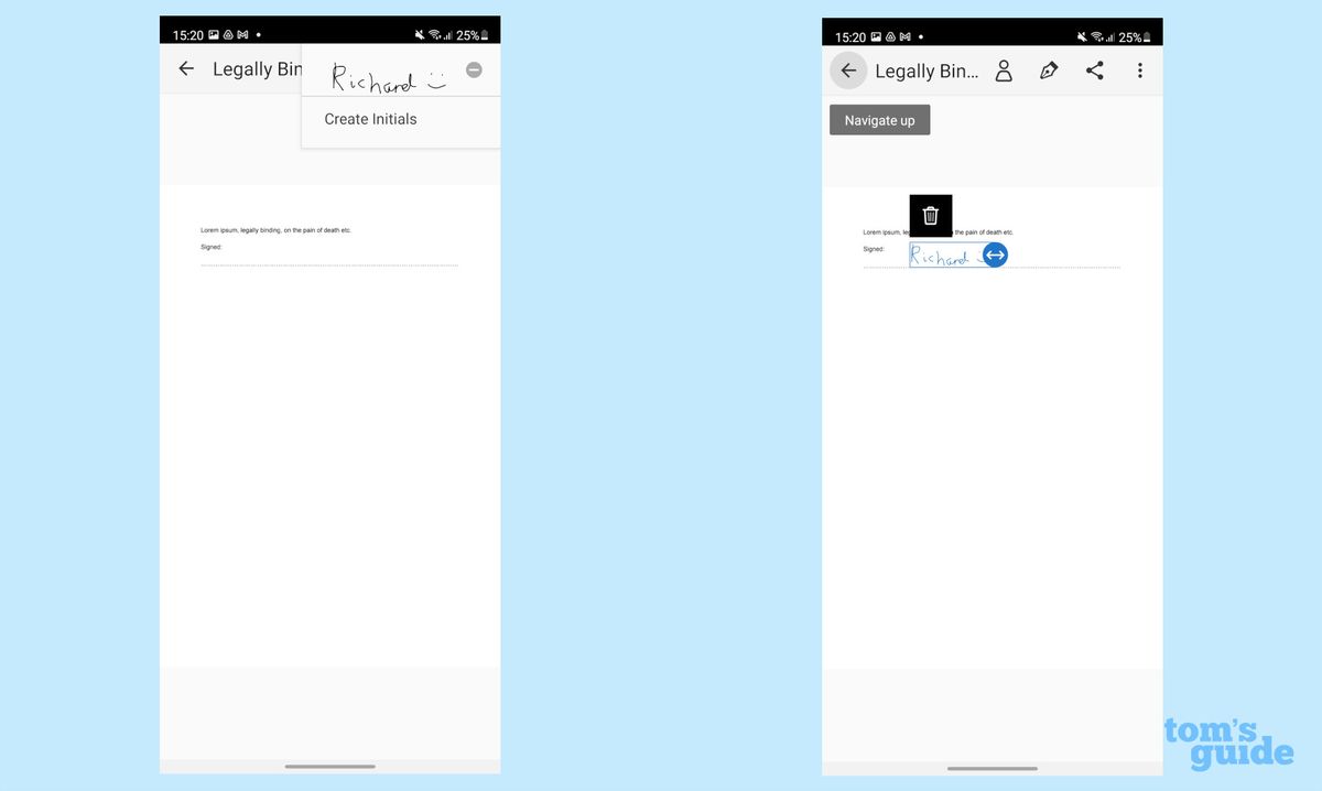 Here's how to sign documents on Android | Tom's Guide