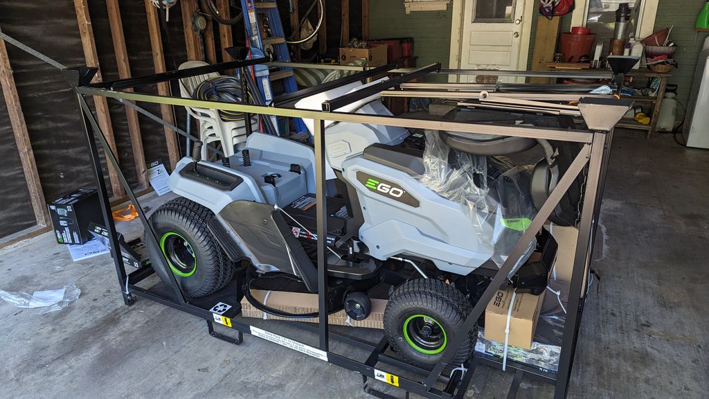 EGO TR4204 Power+ 42in T6 Lawn Tractor review: a battery-powered riding ...