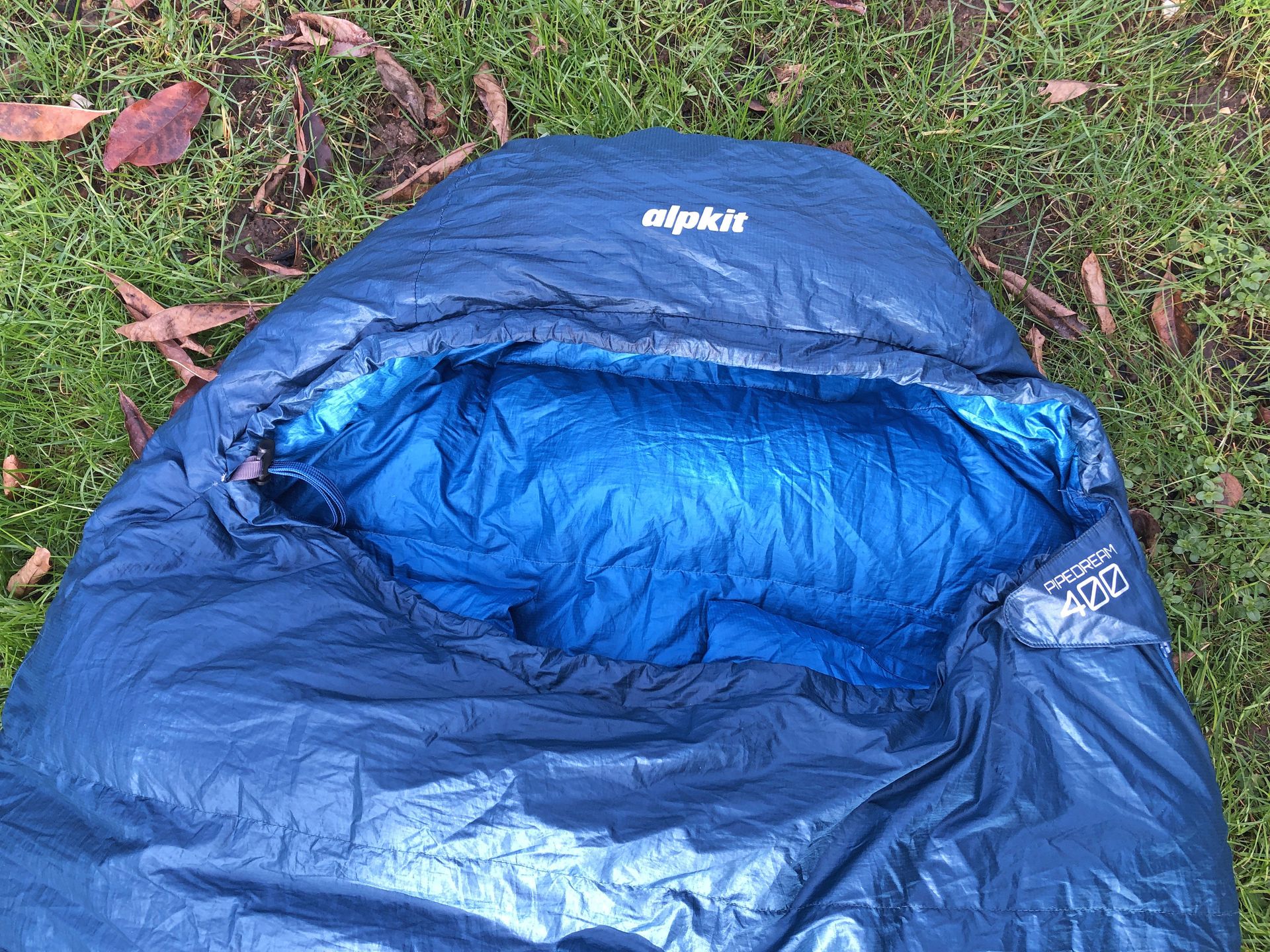 Alpkit Pipedream 400 ultralight down 3-season sleeping bag: a warm and ...