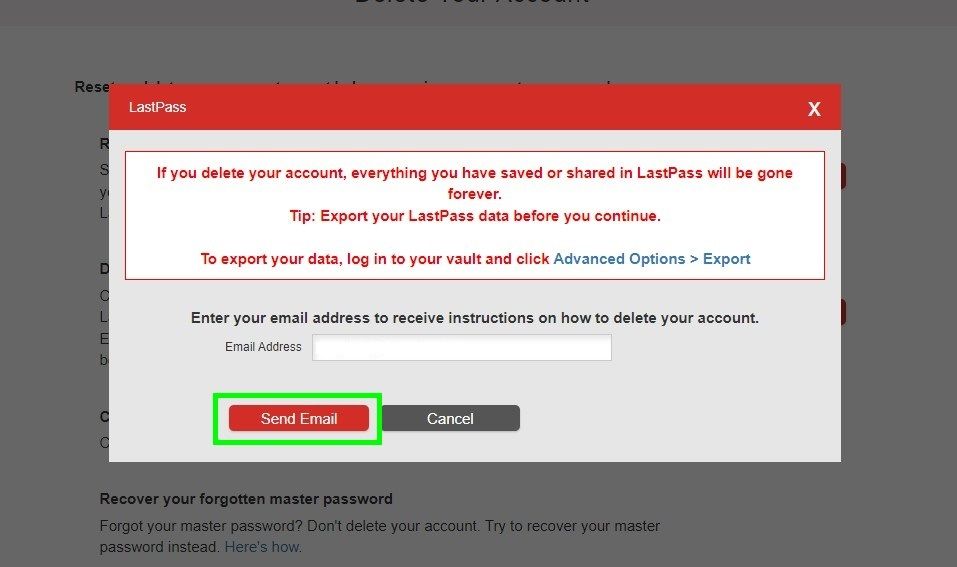 How to delete your LastPass account | Tom's Guide
