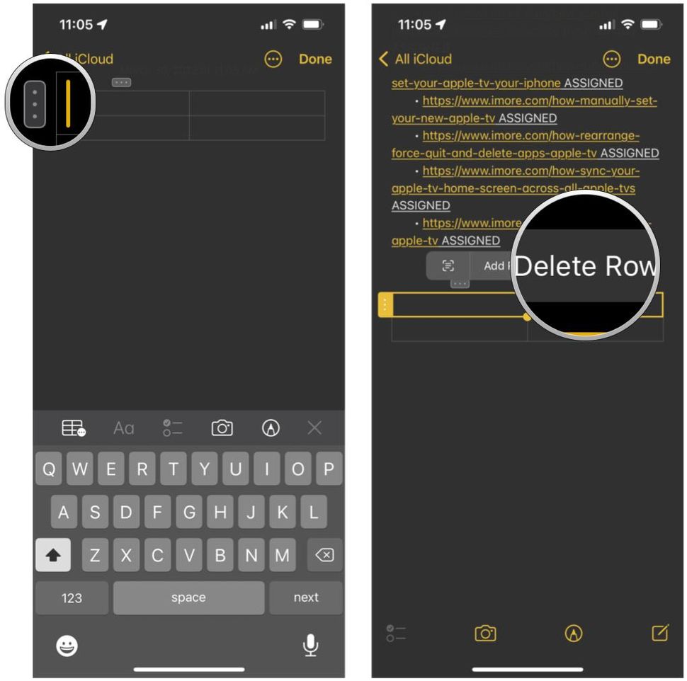 How to use tables in Notes on iPhone and iPad | iMore