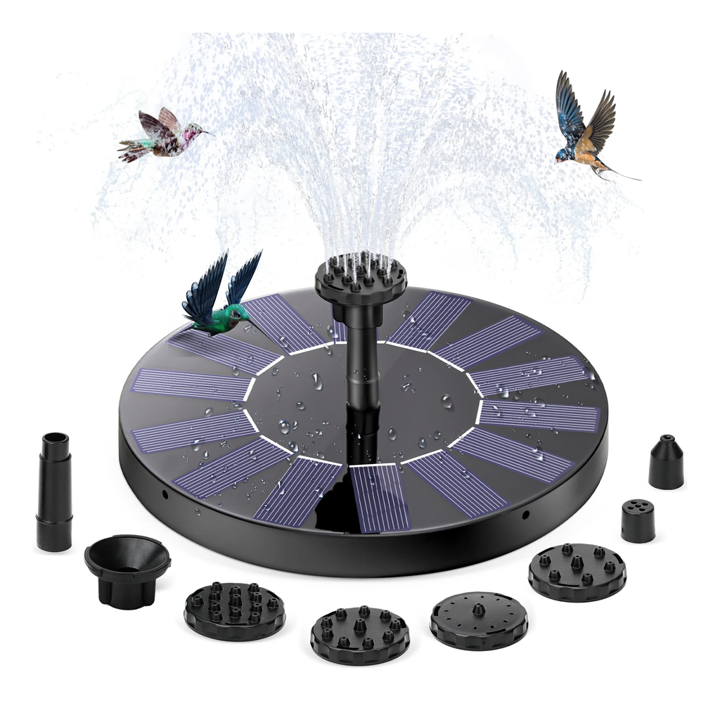 Use This Solar Fountain to Make a Water Feature in Your Yard | Livingetc