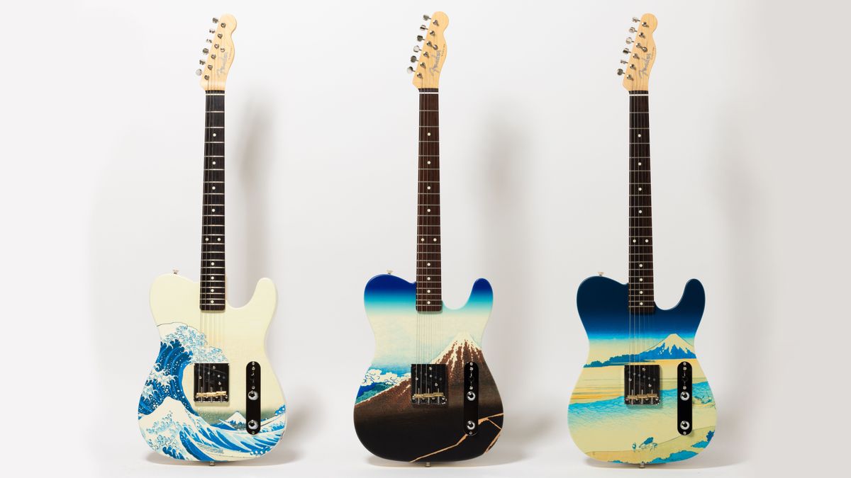 Fender Japan brings master ukiyo-e artist Hokusai's work to the Esquire ...