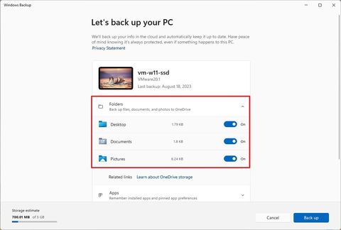 How to use the new Windows 11 Backup app | Windows Central