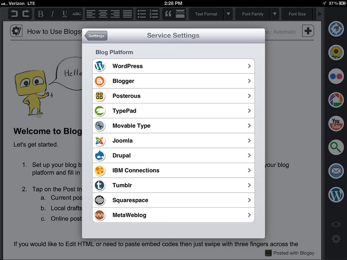 Blogsy for iPad review | iMore