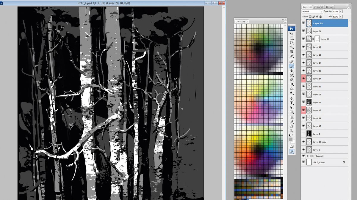 Use a famous optical illusion technique to create art in Procreate ...