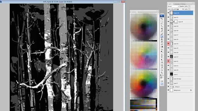 Use a famous optical illusion technique to create art in Procreate ...
