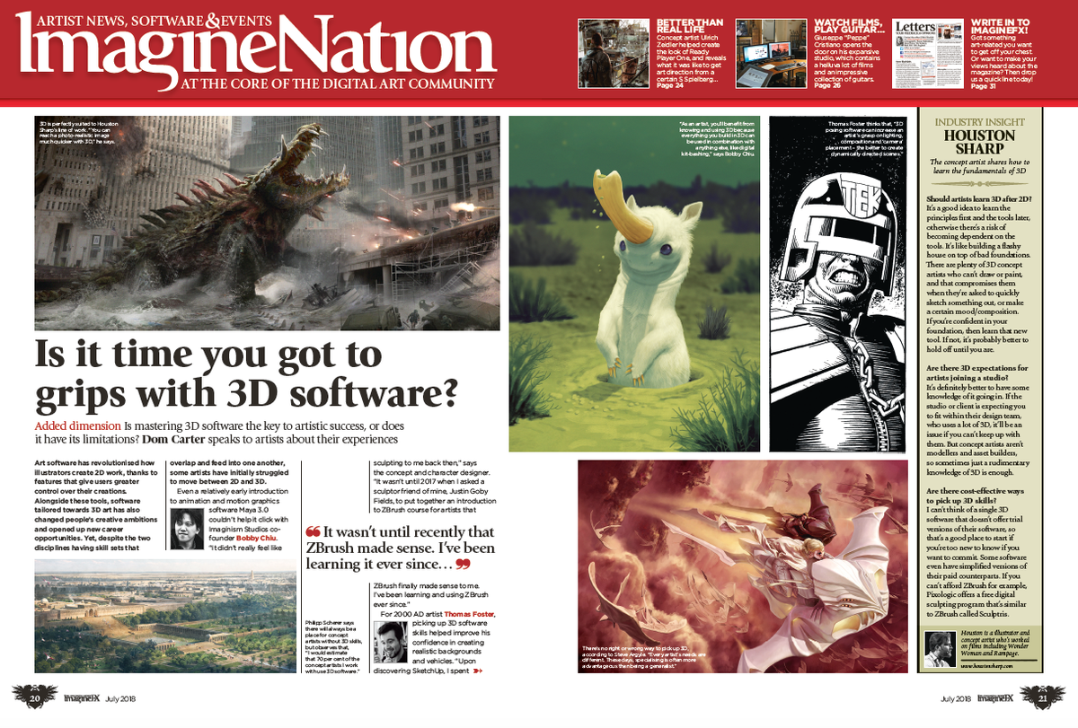 Take your digital art to new heights with ImagineFX | Creative Bloq