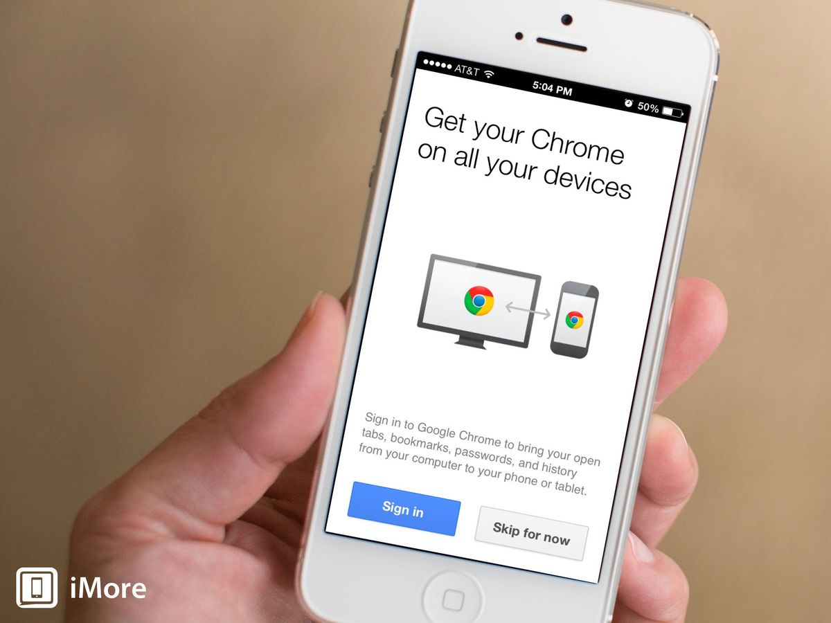 How to sign into your Google account with Chrome for iOS | iMore