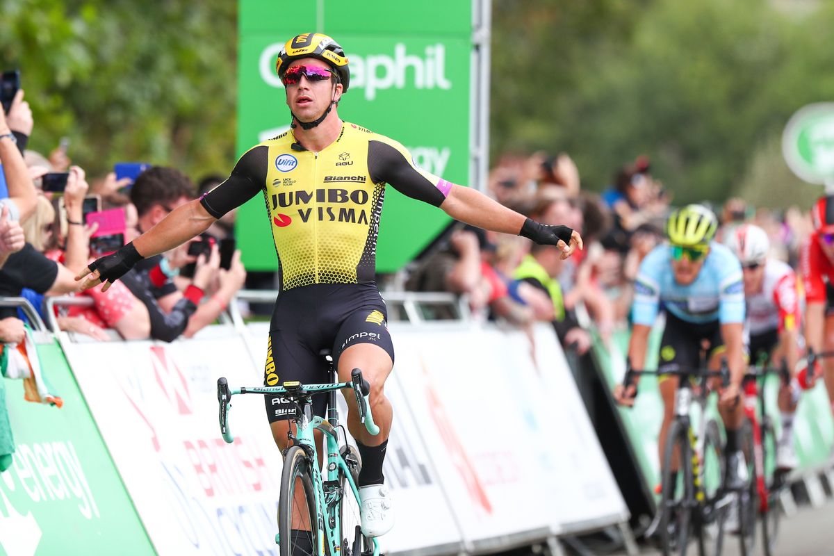 Dylan Groenewegen wins again as Matteo Trentin retakes lead on Tour of ...