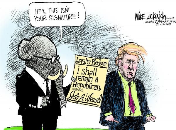 Relive Donald Trump's campaign in 23 political cartoons | The Week