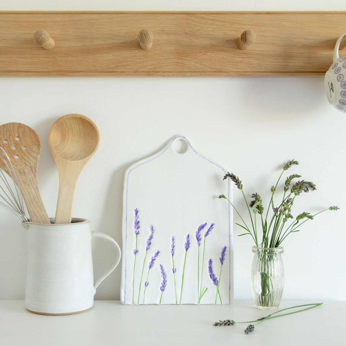 How to craft a decorative lavender board | Ideal Home