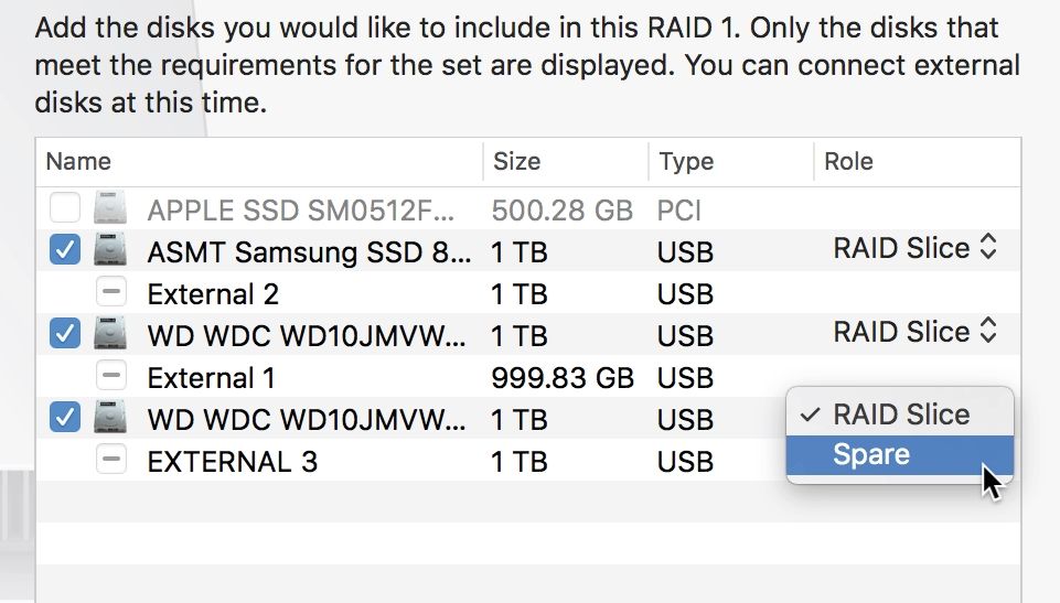 How to manage disk sets and RAID arrays in macOS Sierra | TechRadar