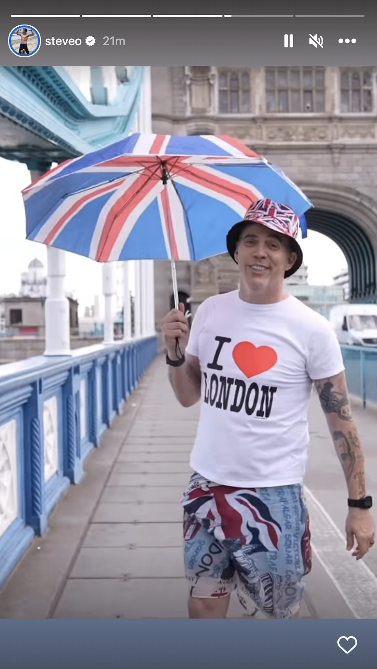 Steve-O Was Detained By Police After Jumping Off The Tower Of London ...