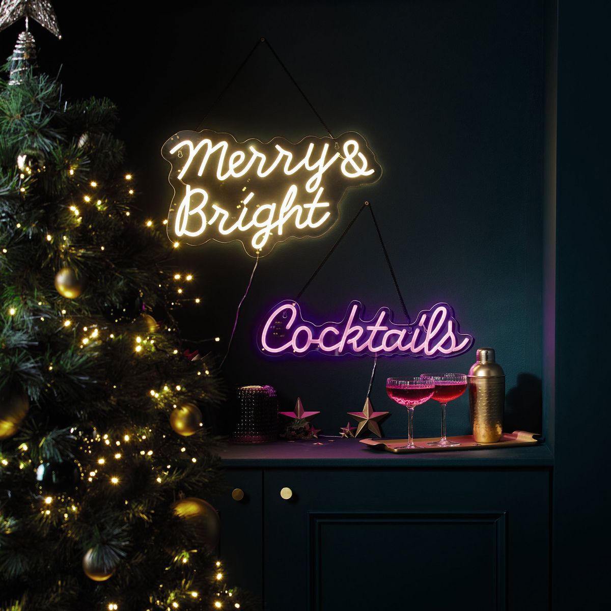The Aldi neon lights are selling out fast and are £80 cheaper than high ...