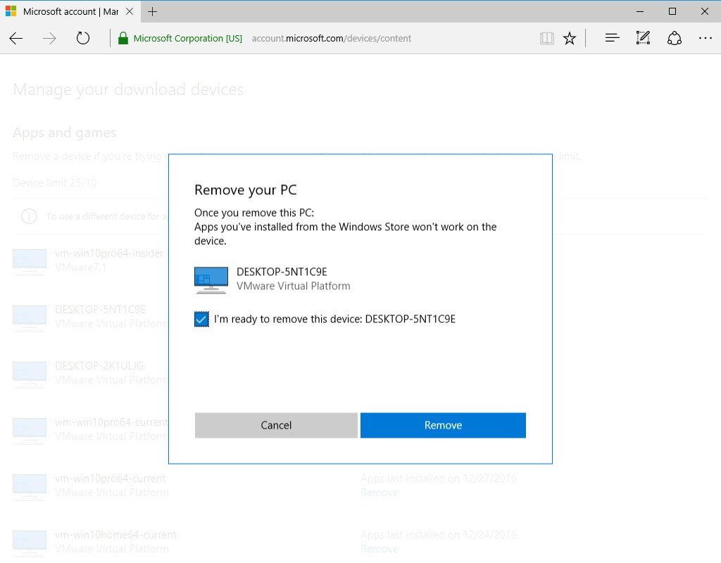 How to manage Windows Store authorized-device limits | Windows Central