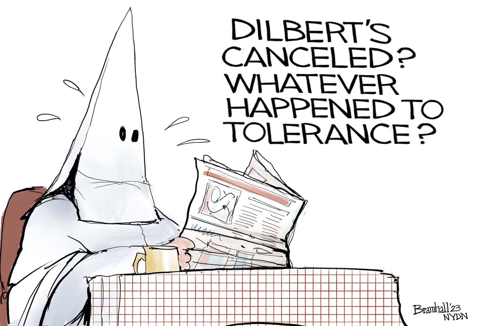 7 on-the-nose cartoons about 'canceling' Dilbert | The Week