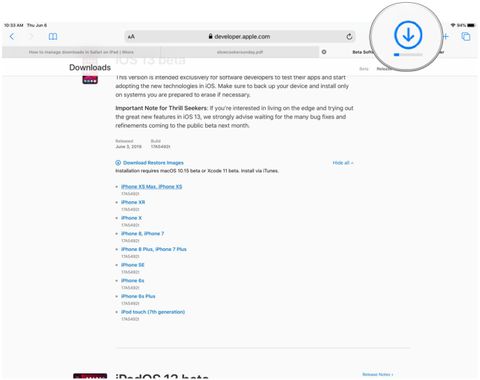 How to manage downloads in Safari on iPad | iMore