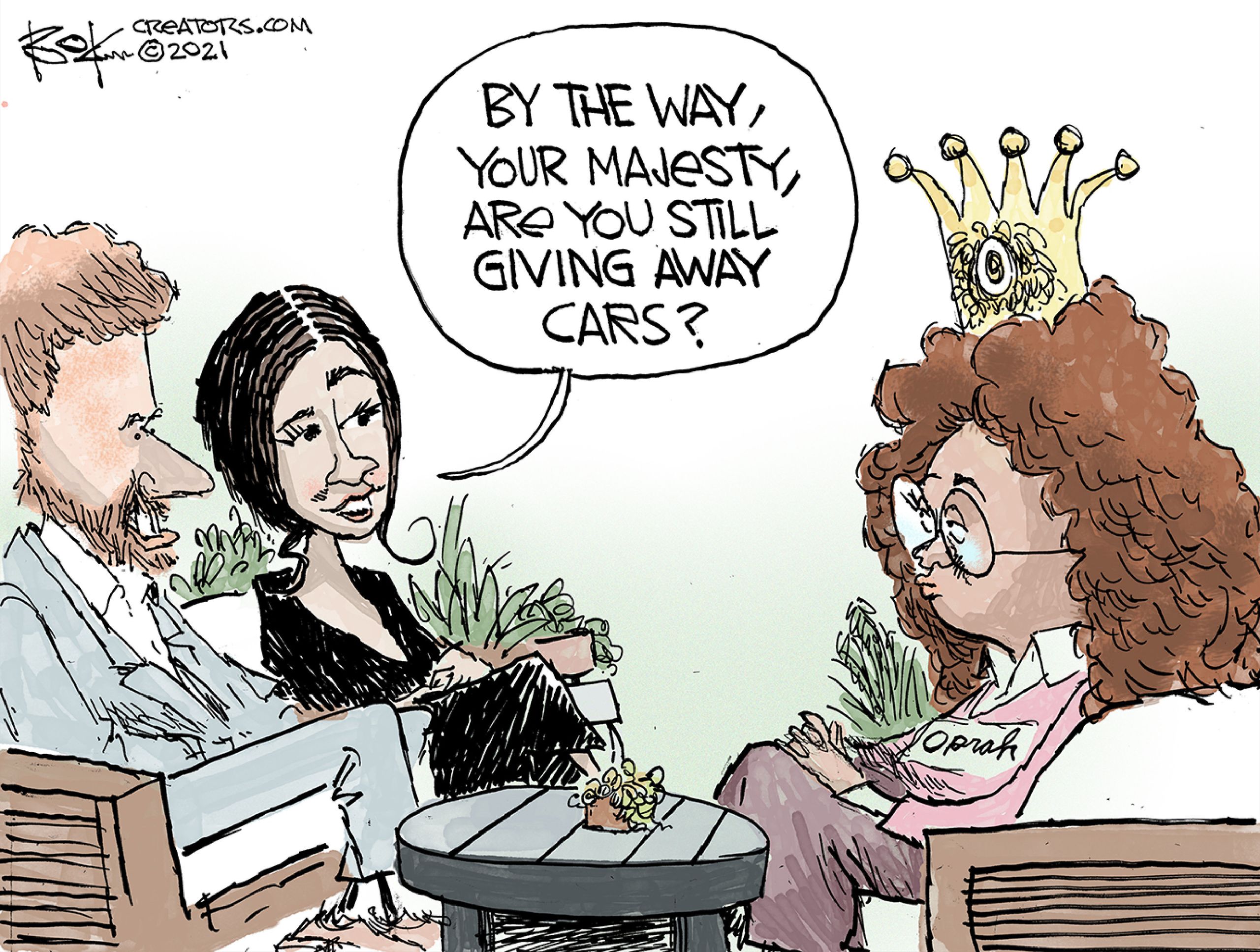 Editorial Cartoon U.S. harry meghan oprah | The Week