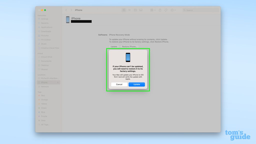 How to use iPhone recovery mode to restore a locked iPhone | Tom's Guide